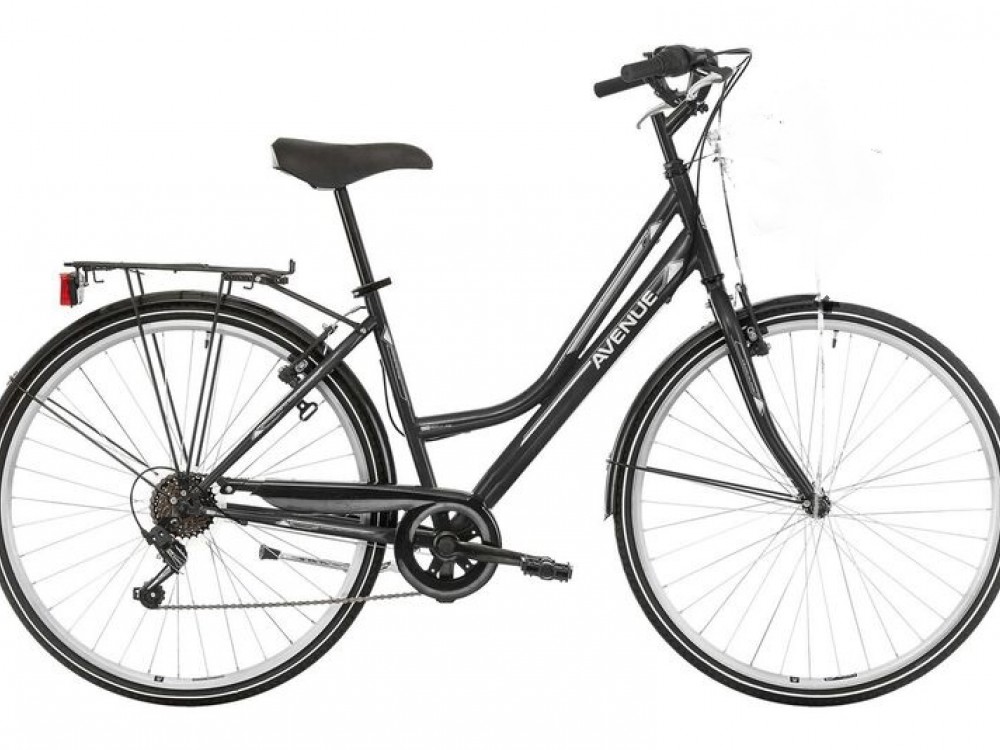 Excel Avenue Lady 28 inch damesfiets Zwart 6SP